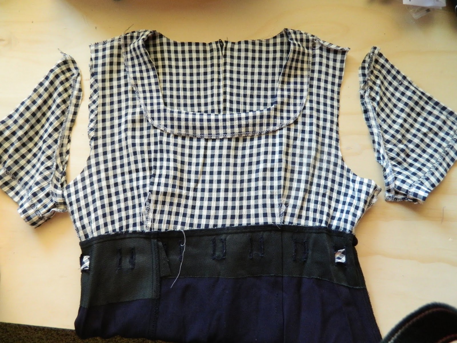 Thrift Store Upcycle - The Checkered Dress DIY Tutorial