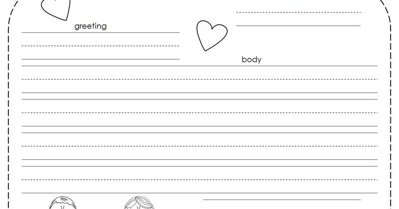 Friendly Letter Template Printable - Letter Format