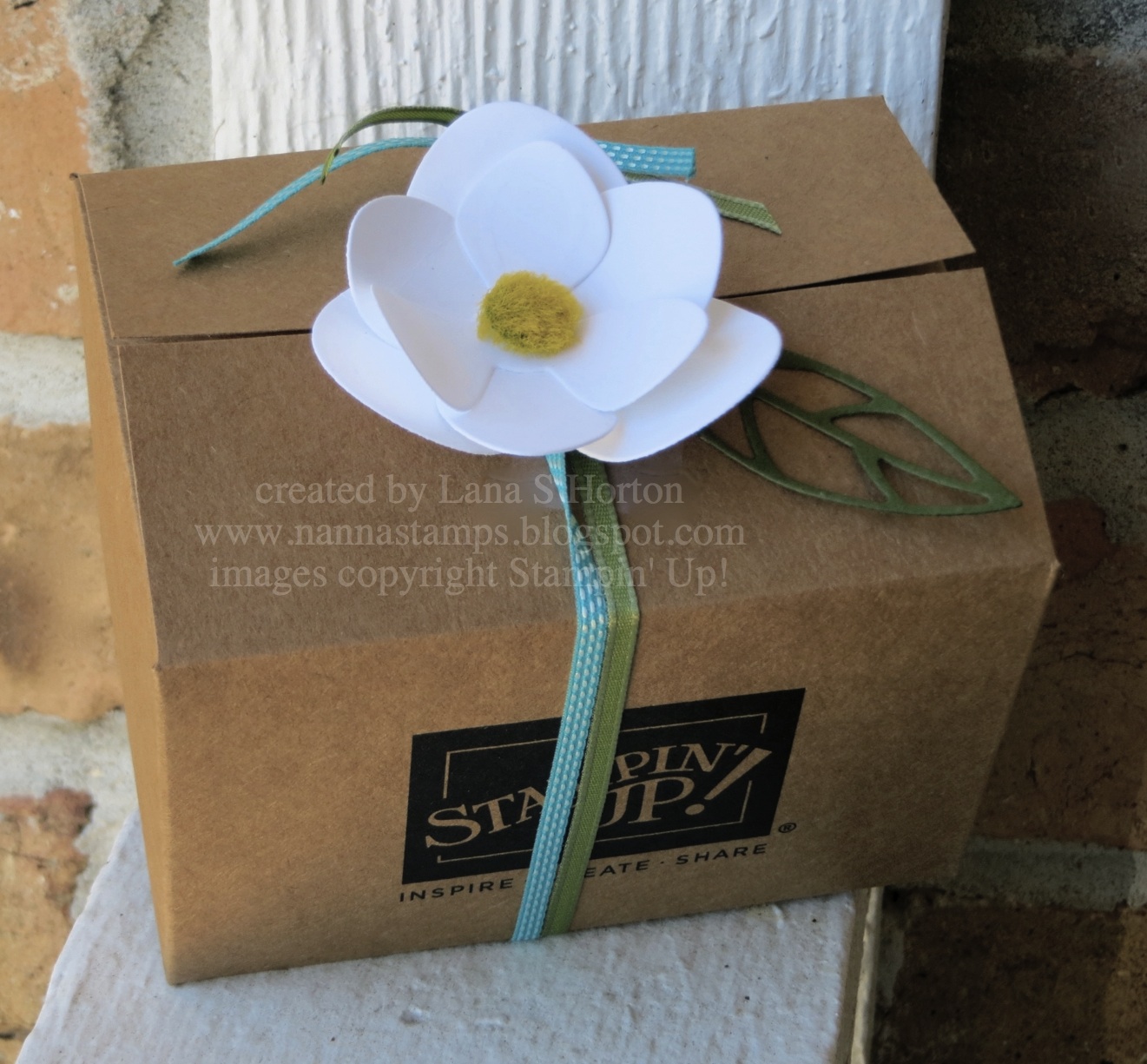 Stamping with Nanna: Magnolia Gift Boxes
