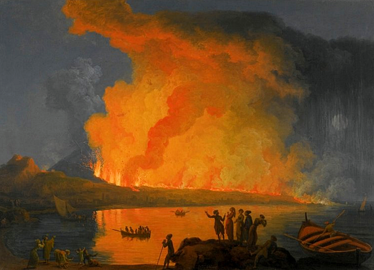 Gods and Foolish Grandeur: Eruption - paintings of Vesuvius by Pierre ...