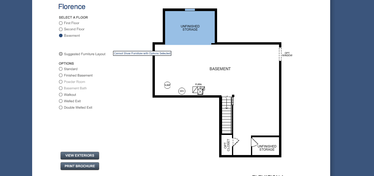 Fancy' in Up Our Florence: Floor Plan