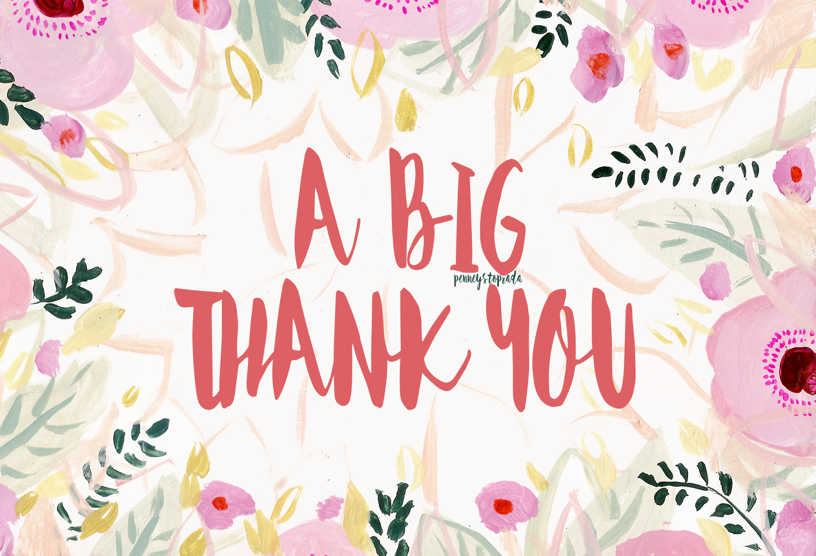 A Big Thank You