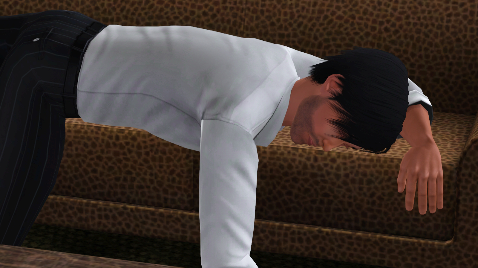 Mypalsim's Poses for Sims 3: Sad Pack