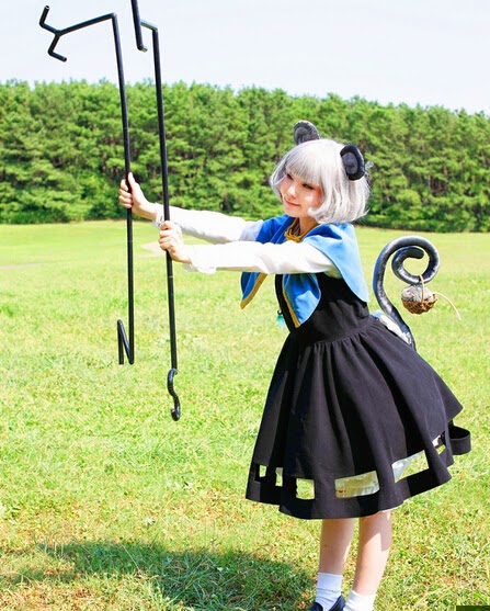 Final Fantasy Cosplay Costumes: Cute Touhou Nazrin Cosplay Girl