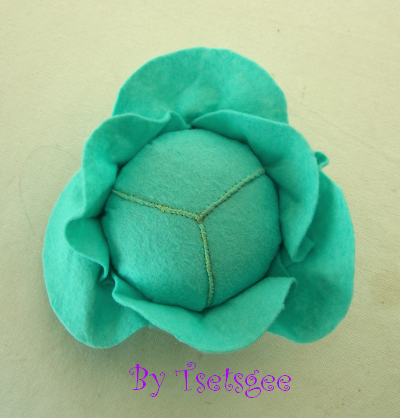 Tsetsgee: Clean cloth craft ''Cabbage tutorial''