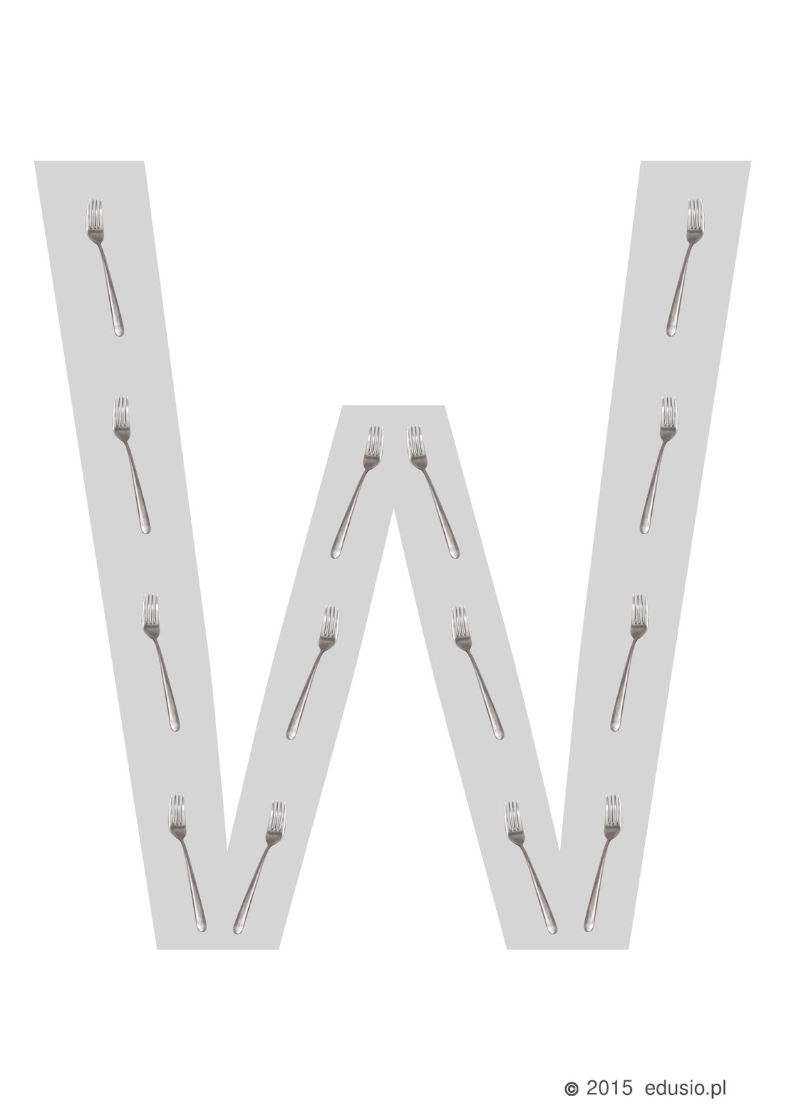 edusio - druczki do nauczki: Litera W