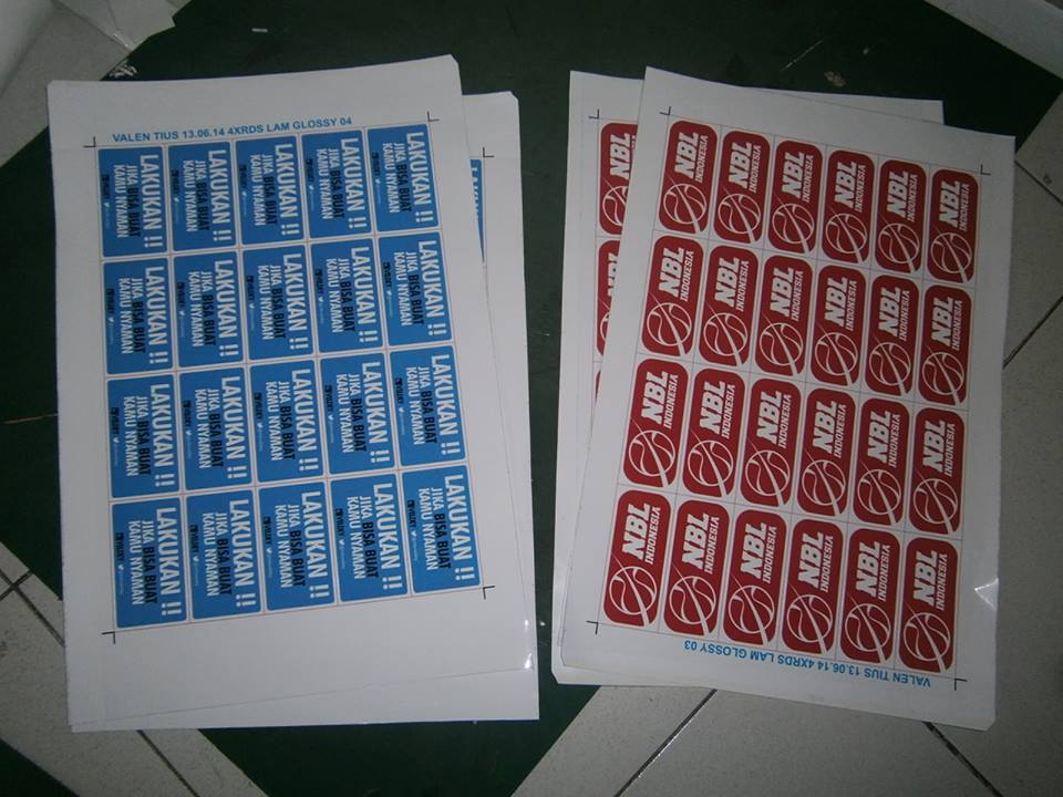 Harga Cetak Stiker Murah - Digital Printing Makassar