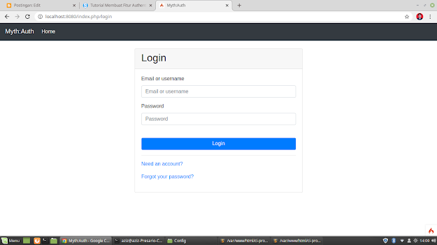 Tutorial Login Register di Codeigniter 4 dengan Fitur Authentication - Sinauo.Com