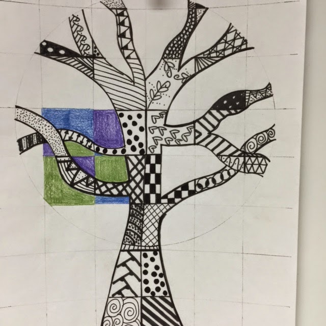 The Teaching Crew: Zentangle Trees