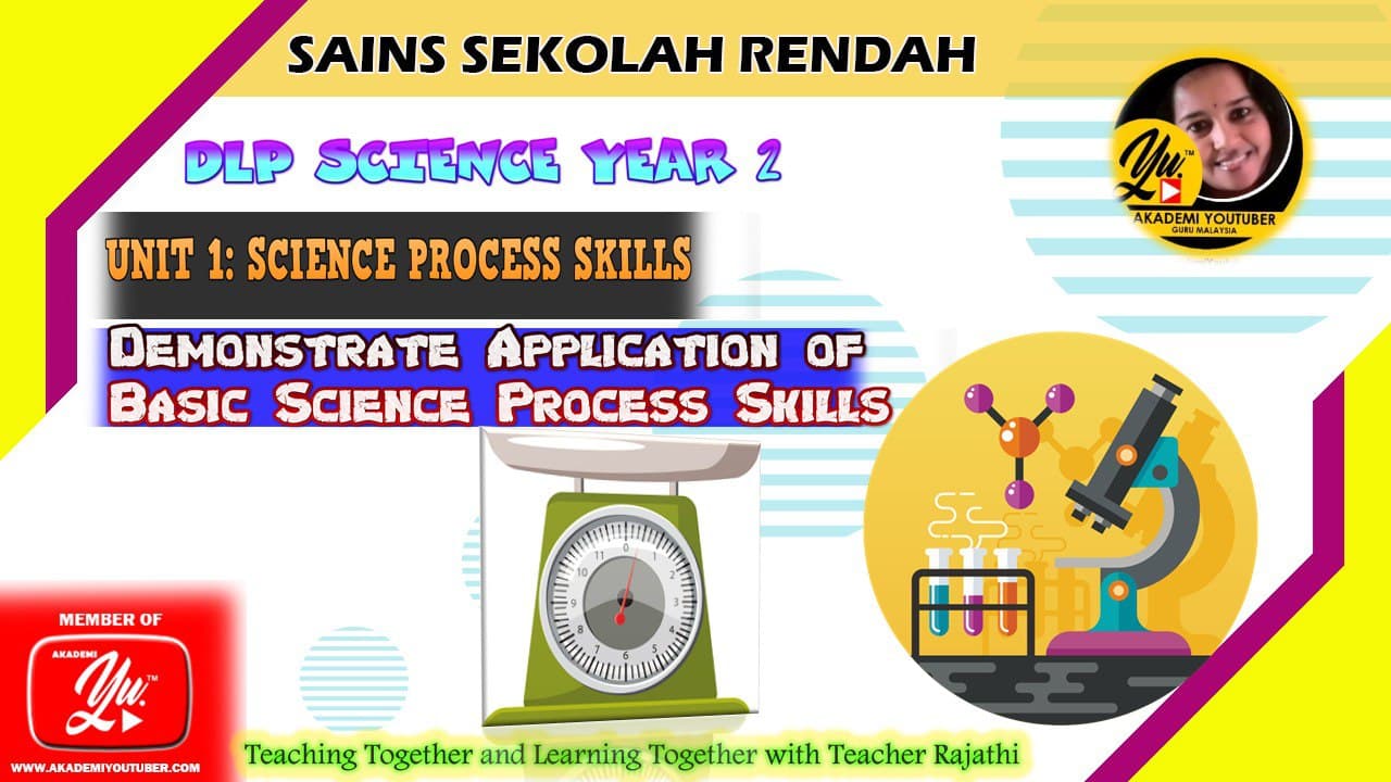 SCIENCE PROCESS SKILLS l DLP SCIENCE SK YEAR 2 l UNIT 1 BY TEACHER ...