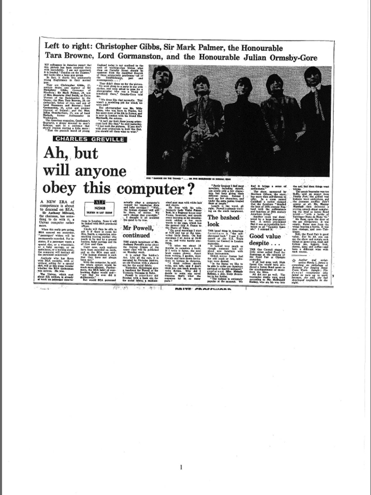 Beatles Conspiracy: Tara Browne: A life in print