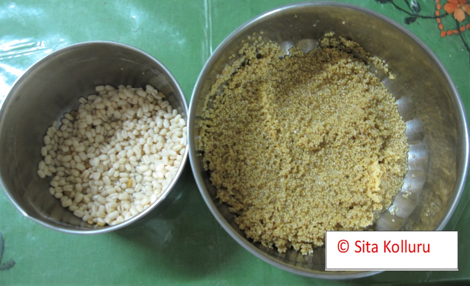 Sita's Ruchulu: Korralu idli (Foxtail millet idli)