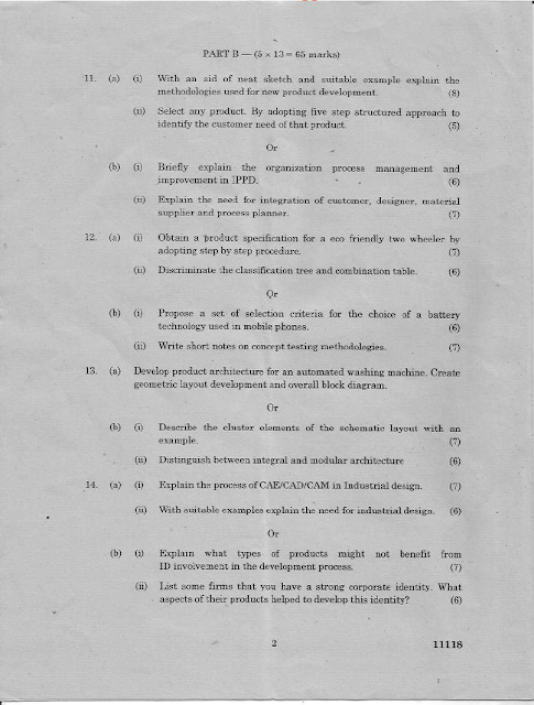 Anna University PD 5251-INTEGRATED PRODUCT DESIGN AND PROCESS ...