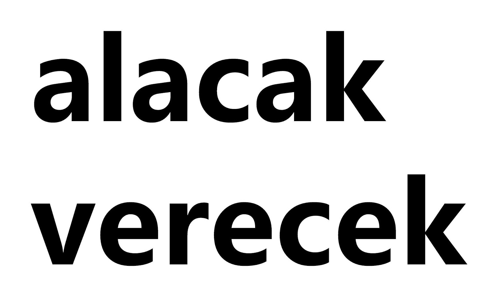 alacak verecek - BilginCin