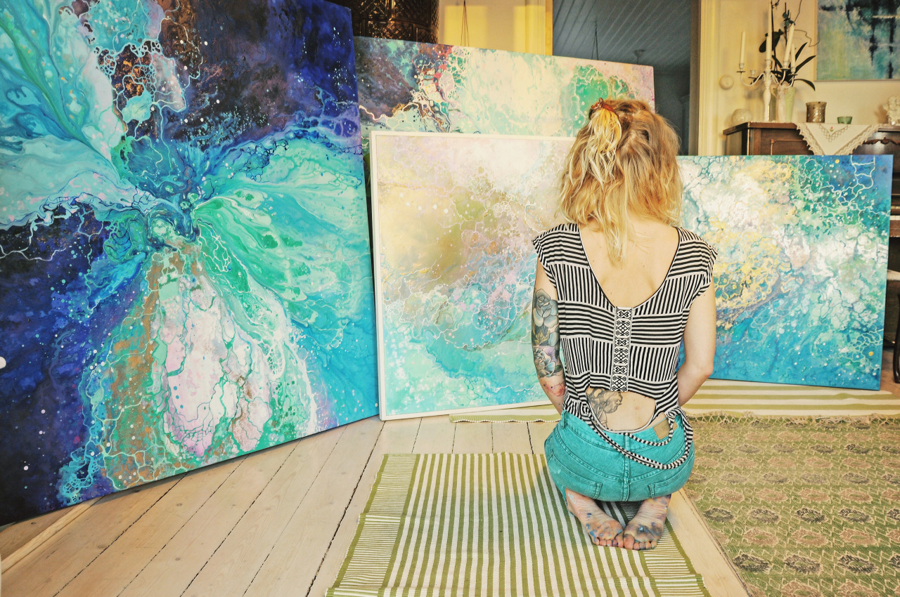 A Arte da Consciência de Emma Lindstrom – Tinta Como Sentimentos ...