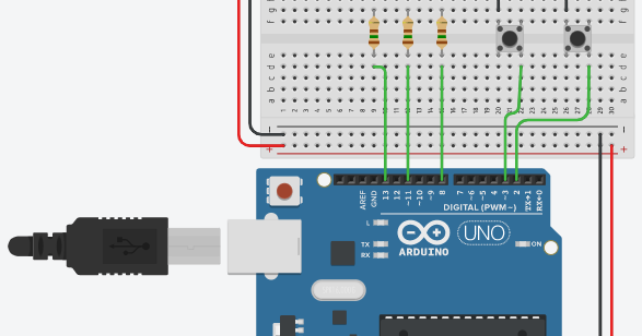 004 - Arduino - Sequência de LEDs