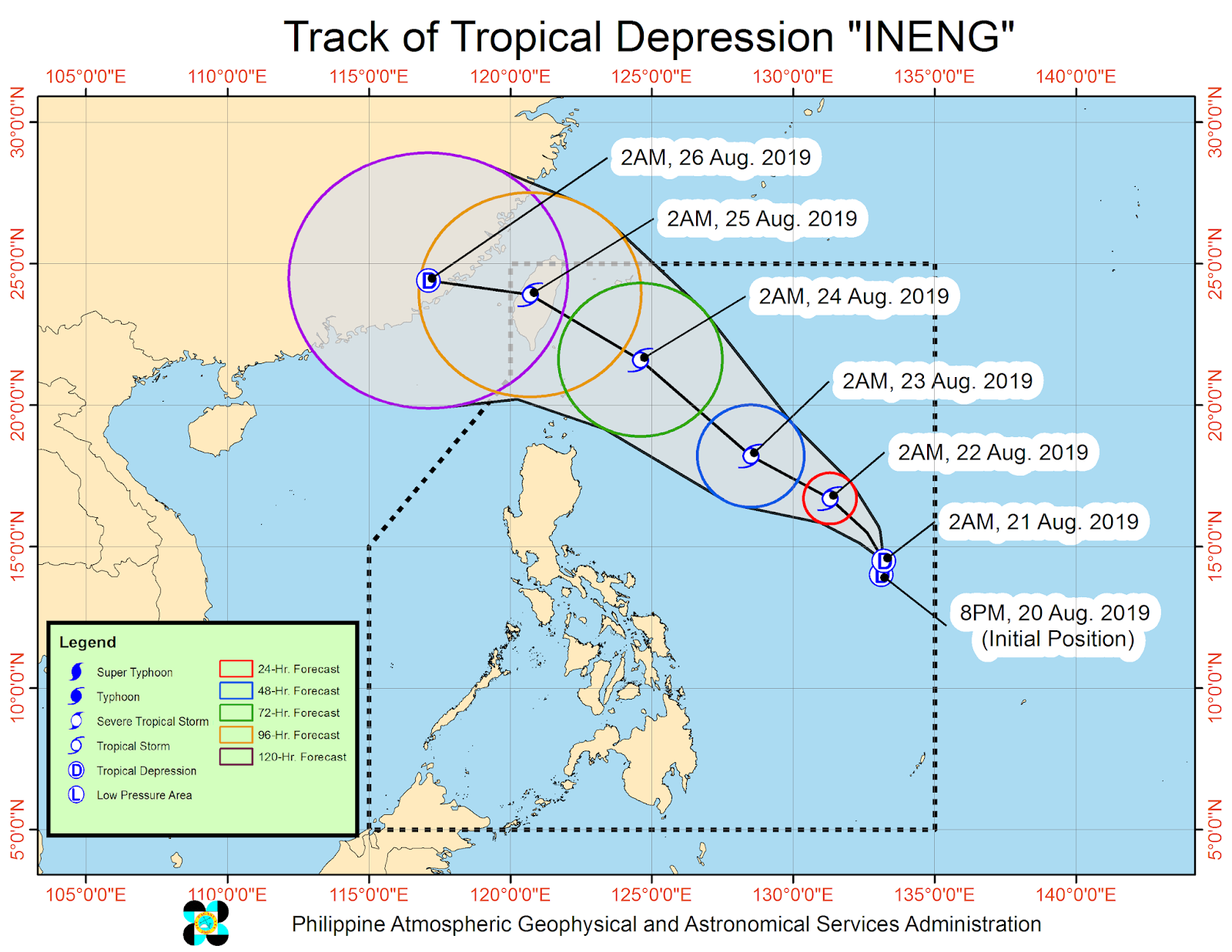 'Bagyong Ineng' PAGASA weather update August 21, 2019