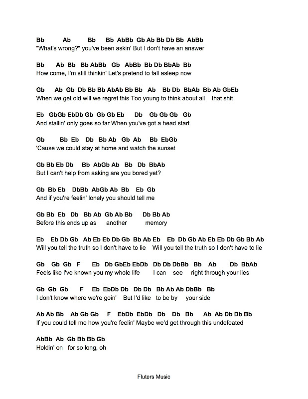 Flute Sheet Music: Are You Bored Yet?