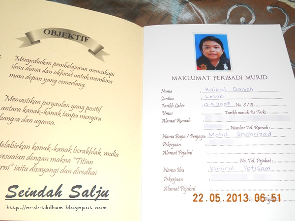 seindah salju: Hari Ambil "Report Card"