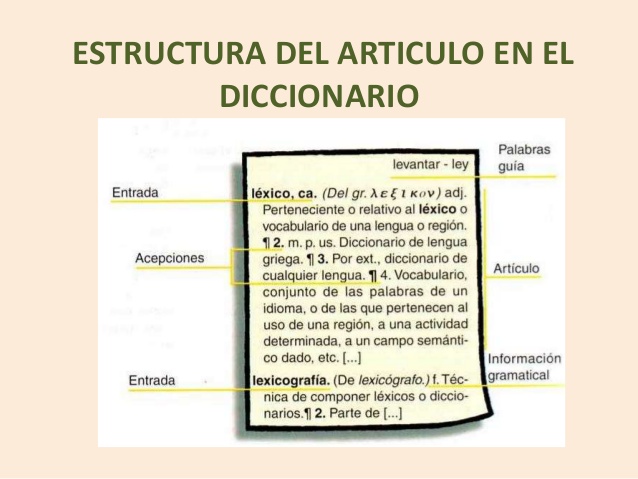 Sin pelos en la lengua: Técnicas de estudio: EL DICCIONARIO. EL ...