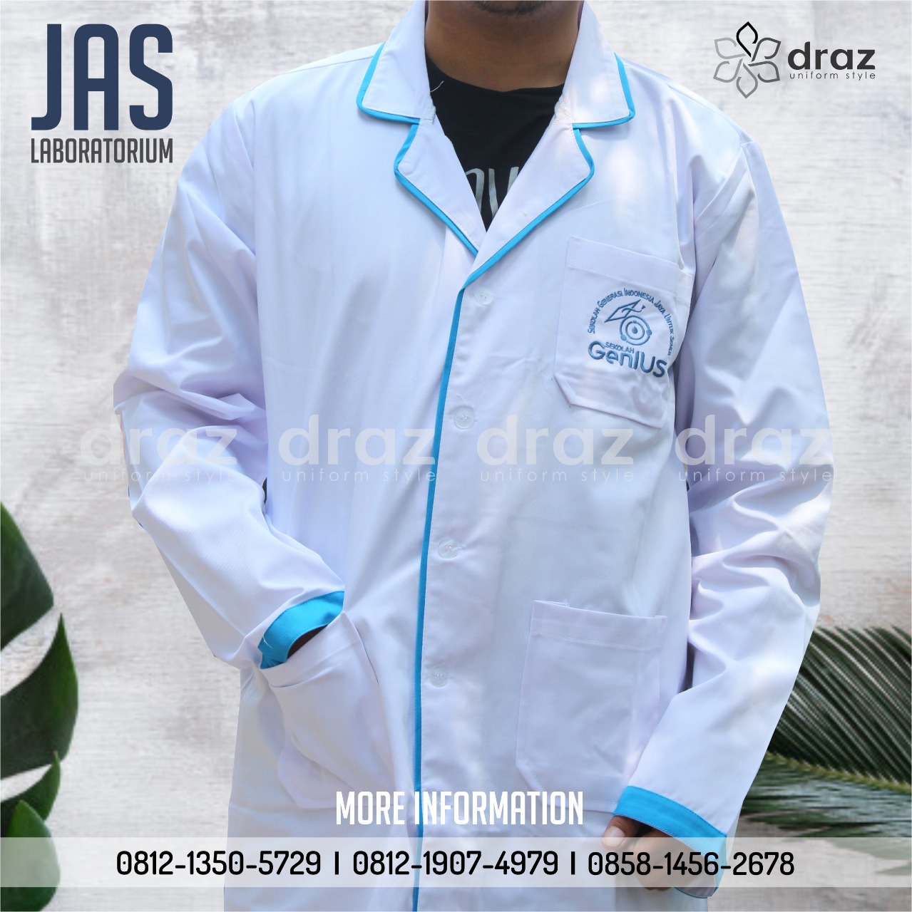 0812 1350 5729 Konveksi Jas Laboratorium Kimia | Gerai Jas Lab