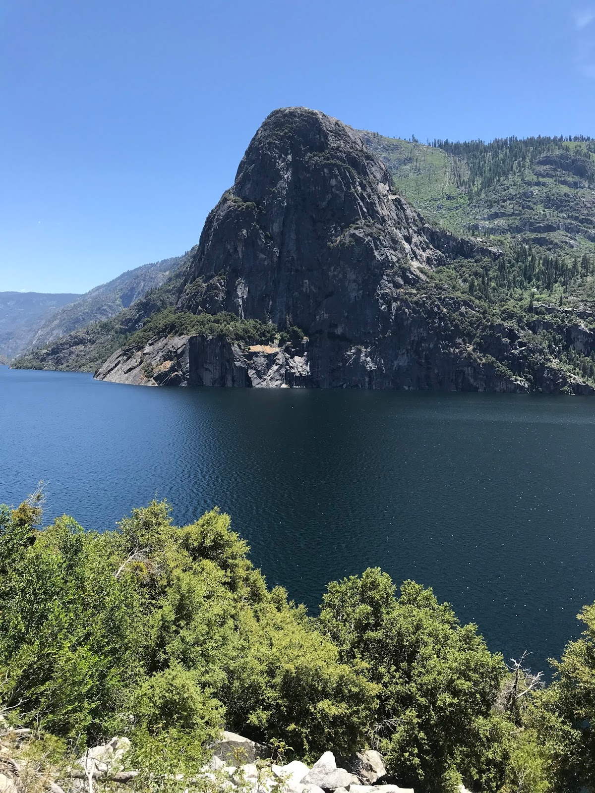 Hetch Hetchy Valley; Hetch Hetchy Railroad, abandoned Lake Eleanor Road ...
