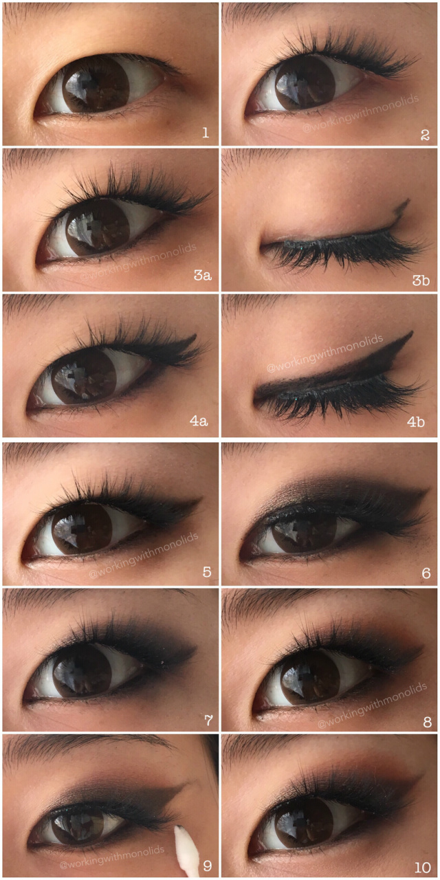 Workingwithmonolids Tutorial Smoked Out Winged Eyeshadow