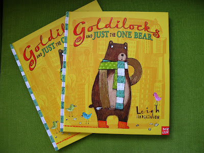 wonkybutton: "Goldilocks and just the one Bear" advance copies!