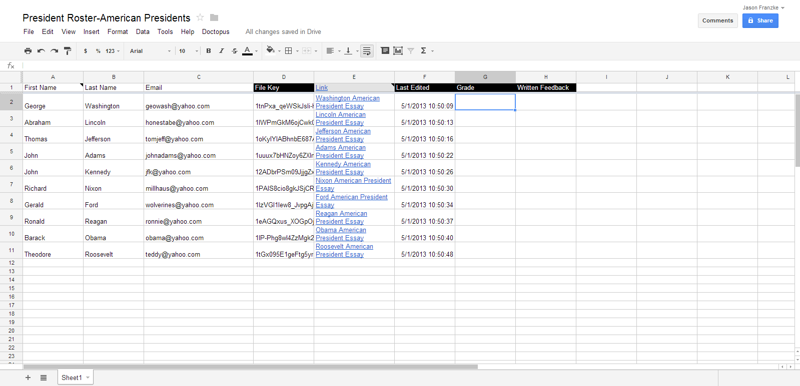 Teaching Learning I Learning Teaching: Goobric: Doctopus' (And Your ...