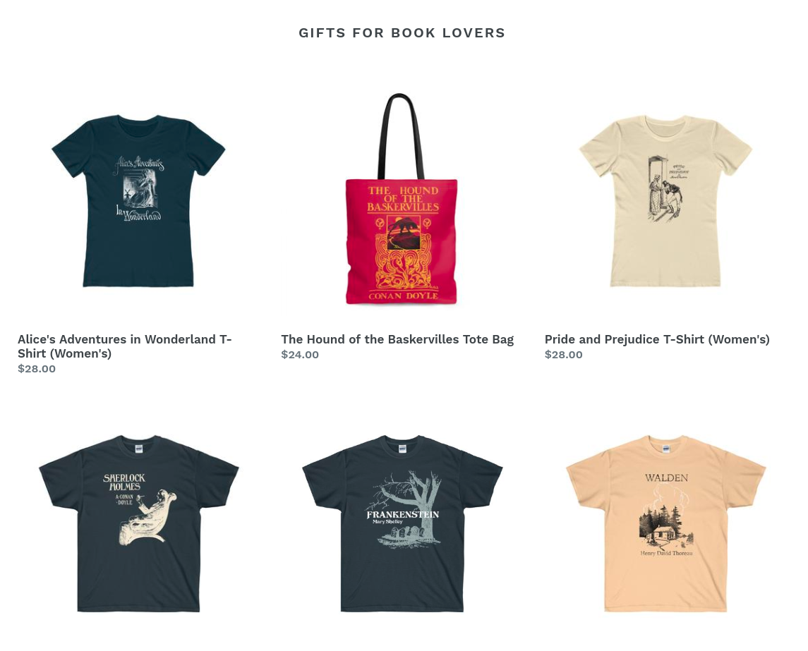 Linz The Bookworm: Product Review: Literary Book Gifts