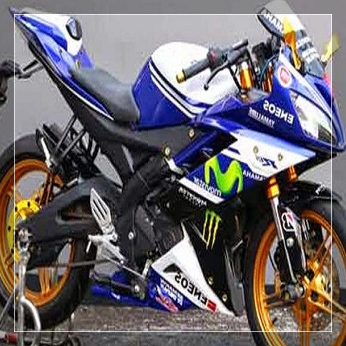 63 Modifikasi yamaha r15 movistar new merah velg jari jari ala motogp ...
