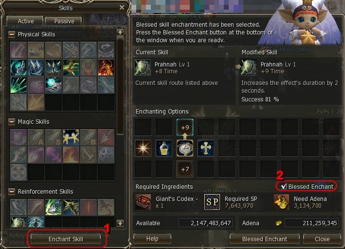 Guías Lineage 2 (by Kimi): Skills