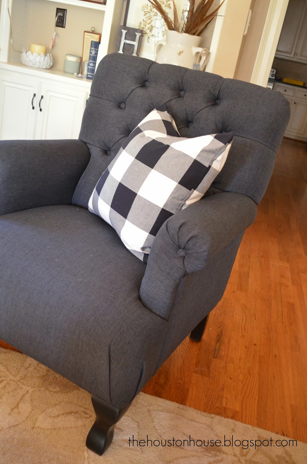 The Houston House: Joussard Linen Club Chairs