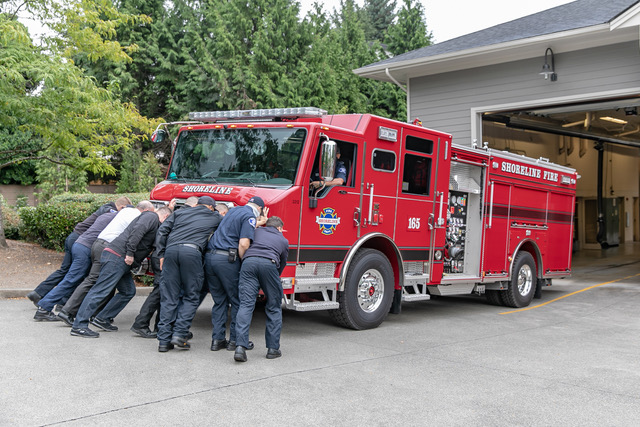 Shoreline Area News: Shoreline Fire holds push-in ceremony for new fire ...