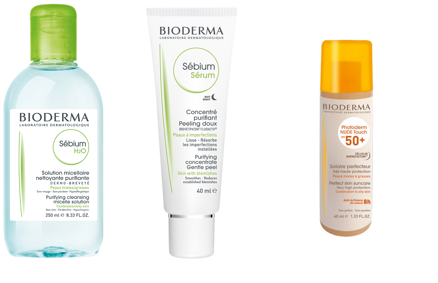 Rutina para piel mixta y grasa de Bioderma - Bella y con estilo