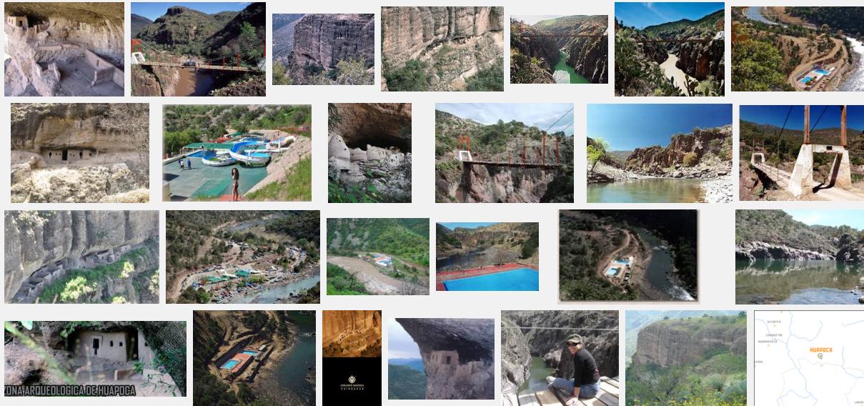 Ecoturismo México: ZONA ARQUEOLÓGICA HUAPOCA - Chihuahua