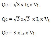 Slice Note: Calculation of Delta and Star Circuits Bank Capacitors