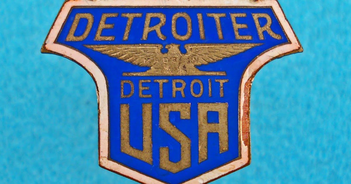 American Auto Emblems: DETROITER