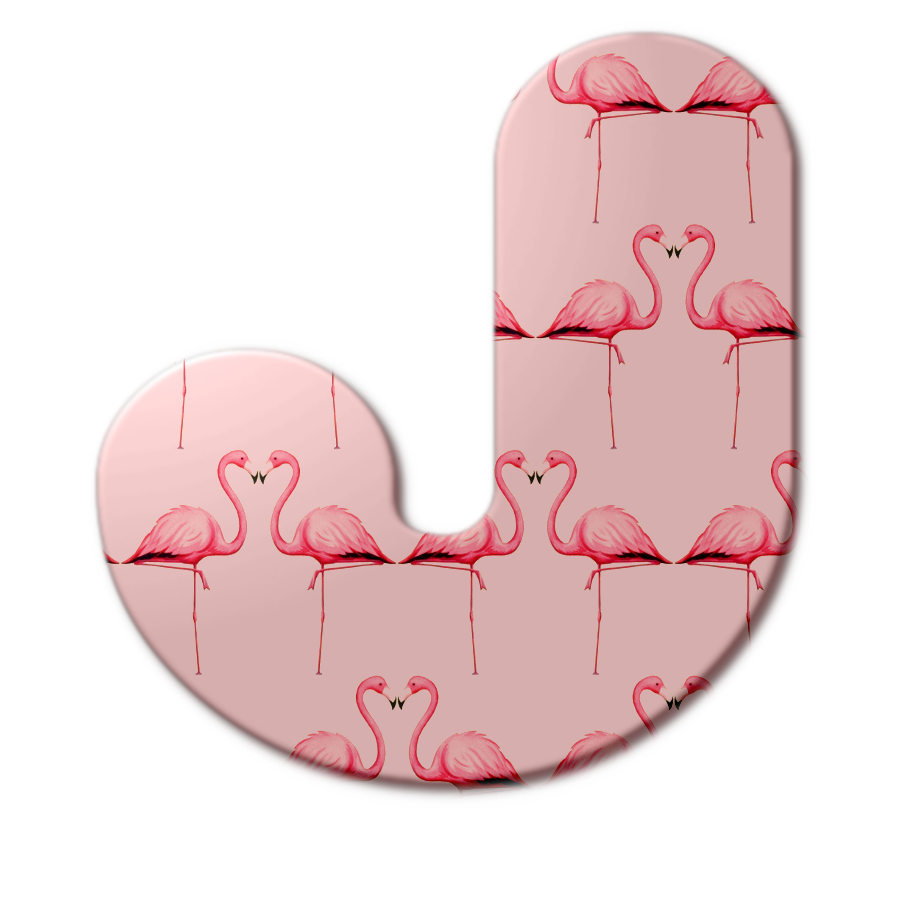 M. Michielin Alphabets: FLAMINGO SOFT PINK SEAMLESS TEXTURE ALPHABET ...