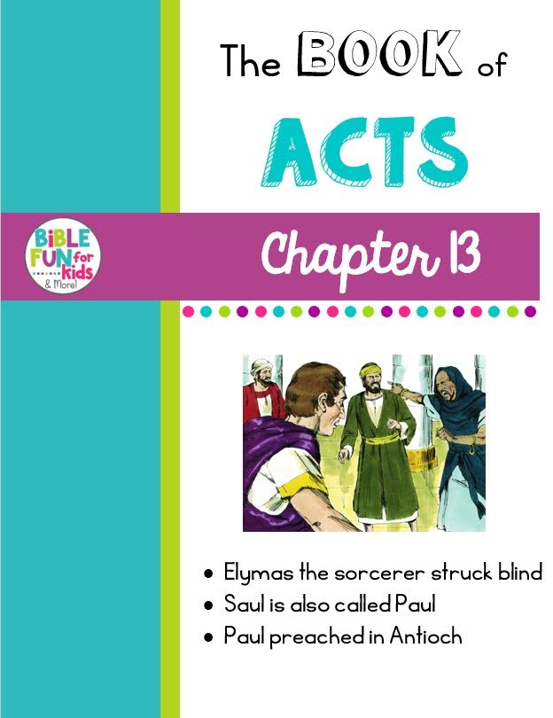 Acts by the Chapter Introduction and Links | Bible Fun For Kids
