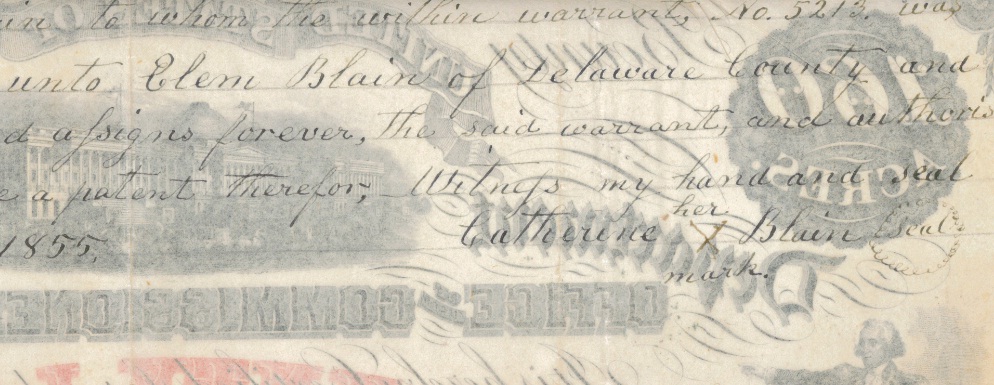 RootDig.com: Surrendered Bounty Land Warrant For Revolutionary War ...