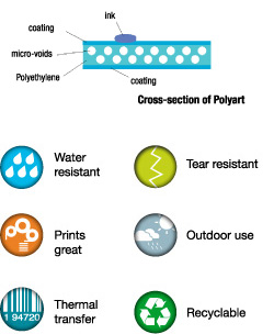 The Small Print: POLYART. Papel sintético.