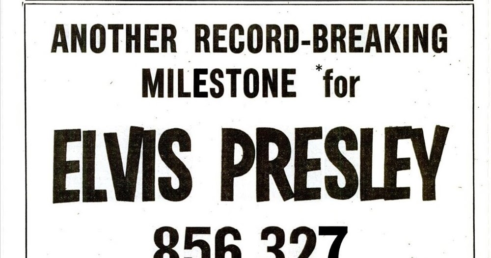 Rock & Roll Newspaper Press History: Elvis Presley - Billboard Magazine ...