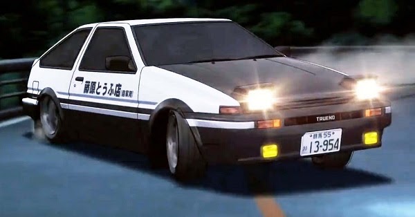 Toyota Sprinter Trueno AE86 Initial D Papercraft para armar - Monkey Motor