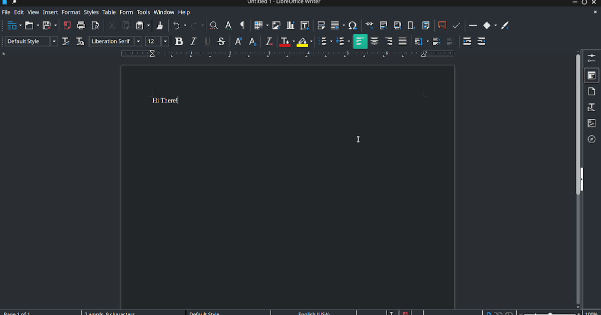 LibreOffice 6.1: Using Dark Icons, Color Schemes and Palettes (Themes ...