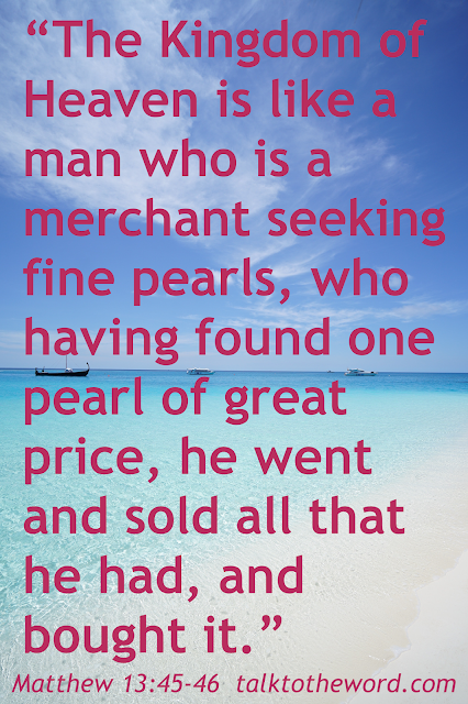 Matthew 13:45-46
