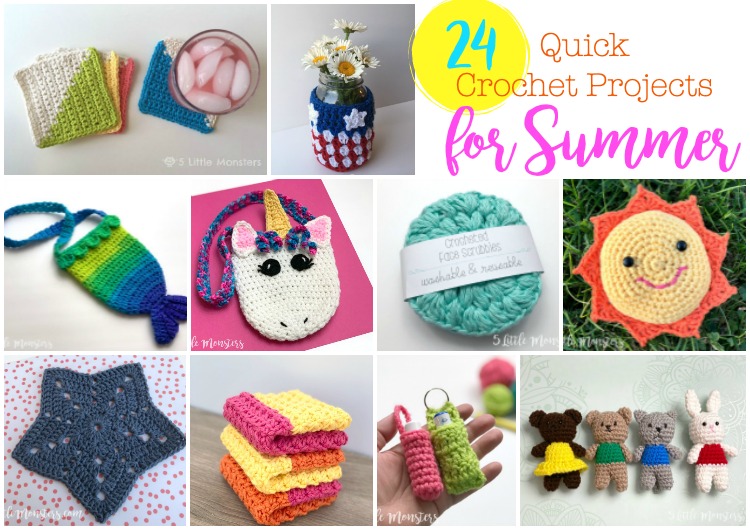 5 Little Monsters 24 Quick Crochet Projects For Summer 5-little-monsters-24-quick-crochet-projects-for-summer