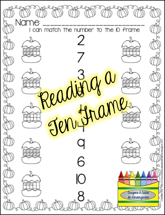 Crayons & Cuties In Kindergarten: No Prep Number Fun For Fall!