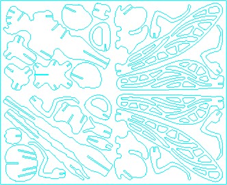 free dxf fly - cnc world free download files