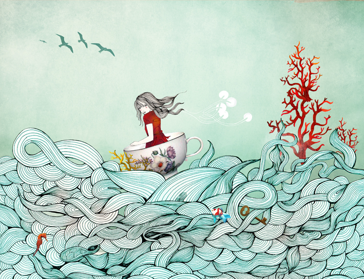 La sillita de enea: LADY DESIDIA, la ilustración que cuenta un cuento